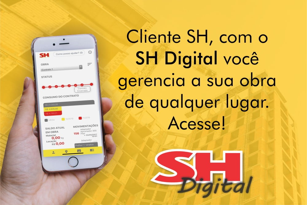 SH Digital: solução digital completa para os clientes SH - SH Locação e ...